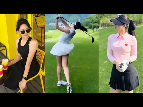 [세로골프TV] 😲신장 183cm에서 나오는 압도적인 스윙아크!! KLPGA 서재연 프로 파워풀 스윙 모음 #서재연프로 - YouTube