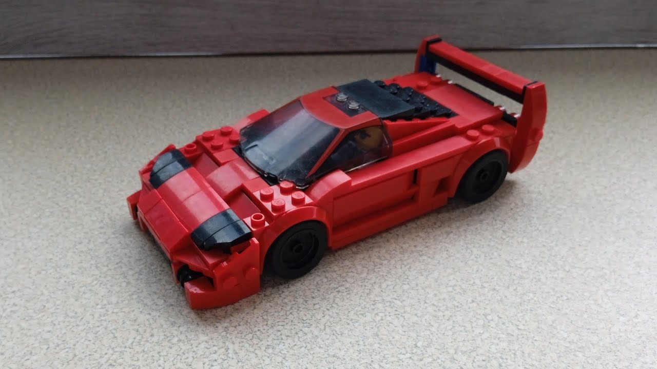 Lego Ferrari F40 instruction. - YouTube