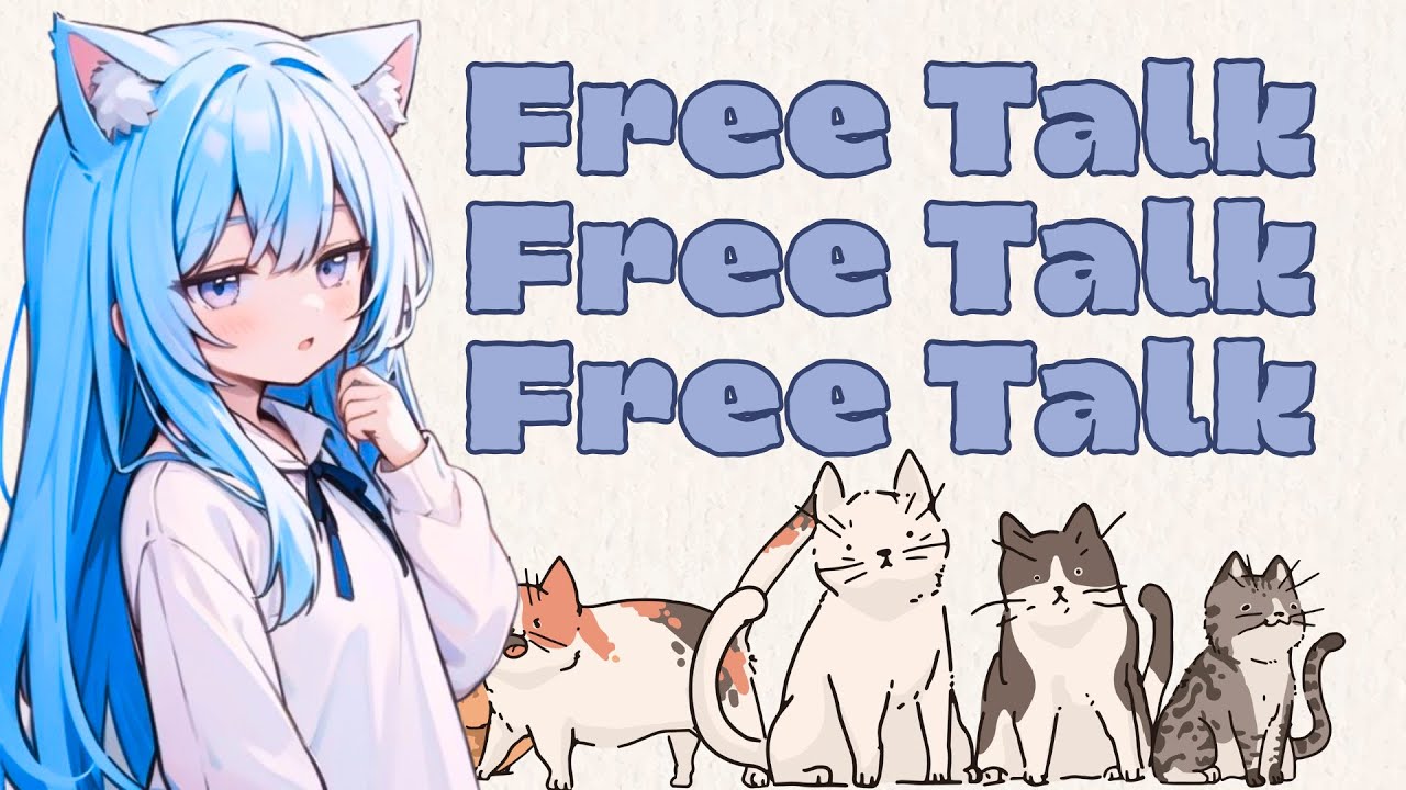 【Free Talk】Aku ngapain yah ? ε(´｡•᎑•`)っ 💕 - YouTube