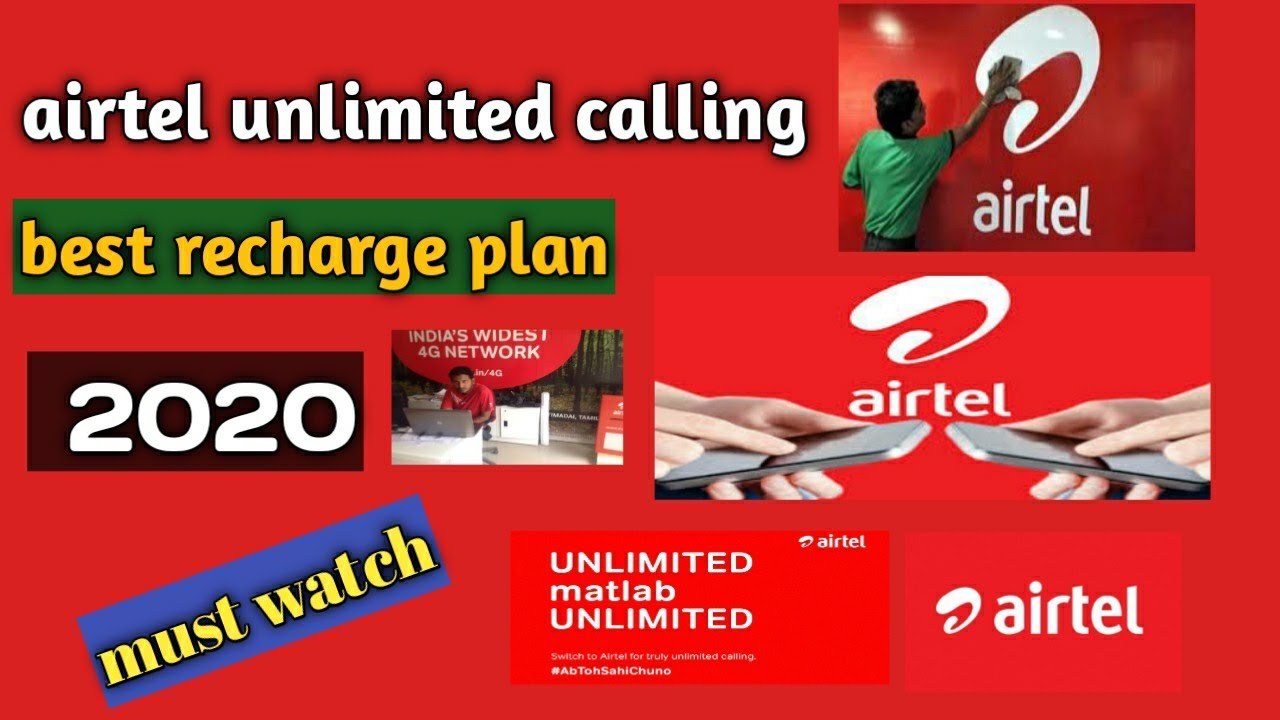 Airtel unlimited calling recharge plan || airtel best unlimited calling ...