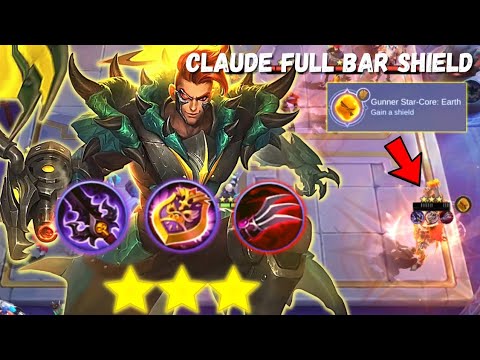 MAGIC CHESS CLAUDE 3 STARS FULL BAR SHIELD IMMORTAL| AUSTUS 2 SKILL ...
