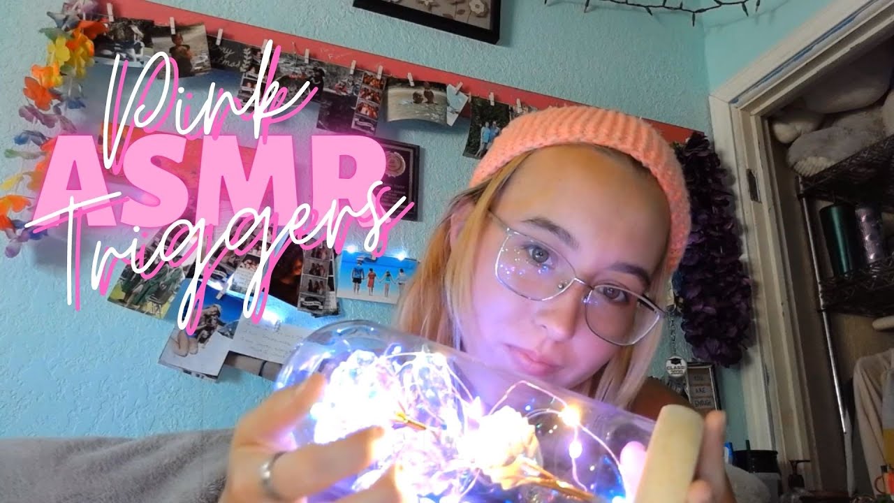 Pink Triggers to Give You Amazing Tingles (ASMR) - YouTube