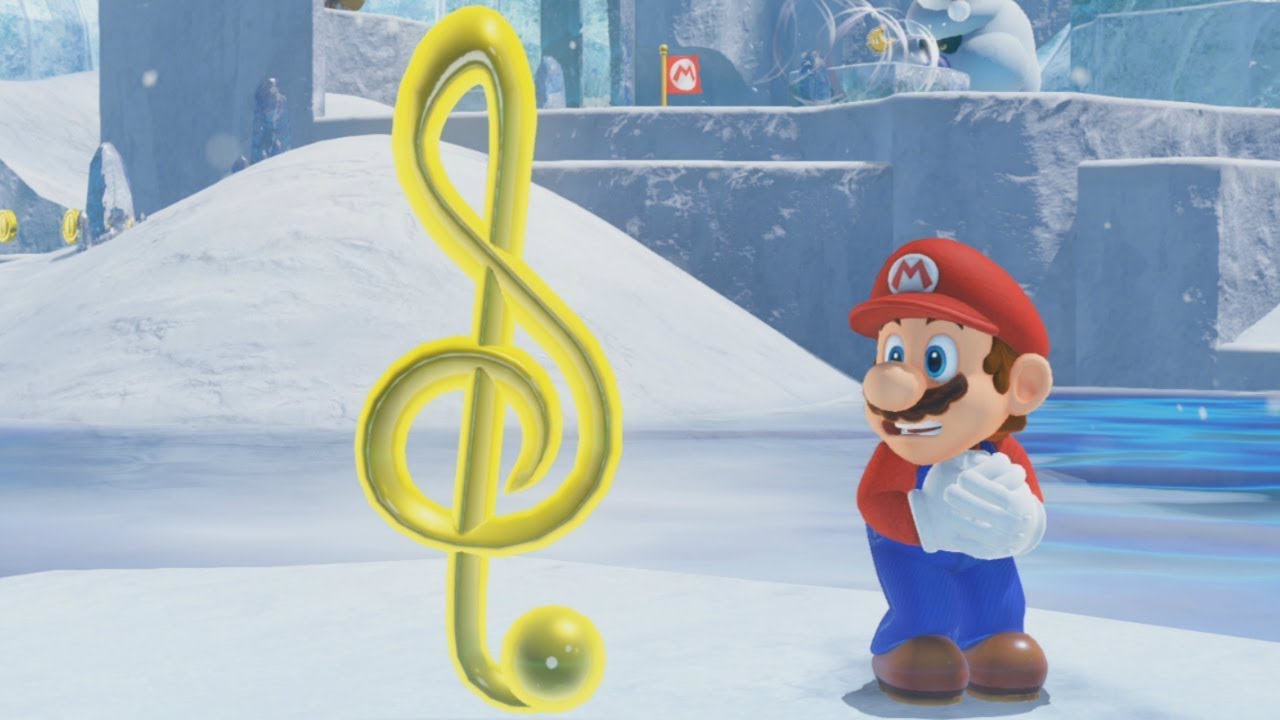 Super Mario Odyssey - All Music Note Challenges - YouTube