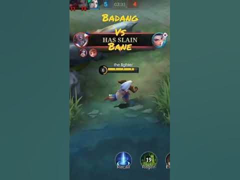 BADANG VS BANE/BADANG GAMEPLAY#shortvideo #shorts #short #mlbb #badang #bane #mobilelegend # ...