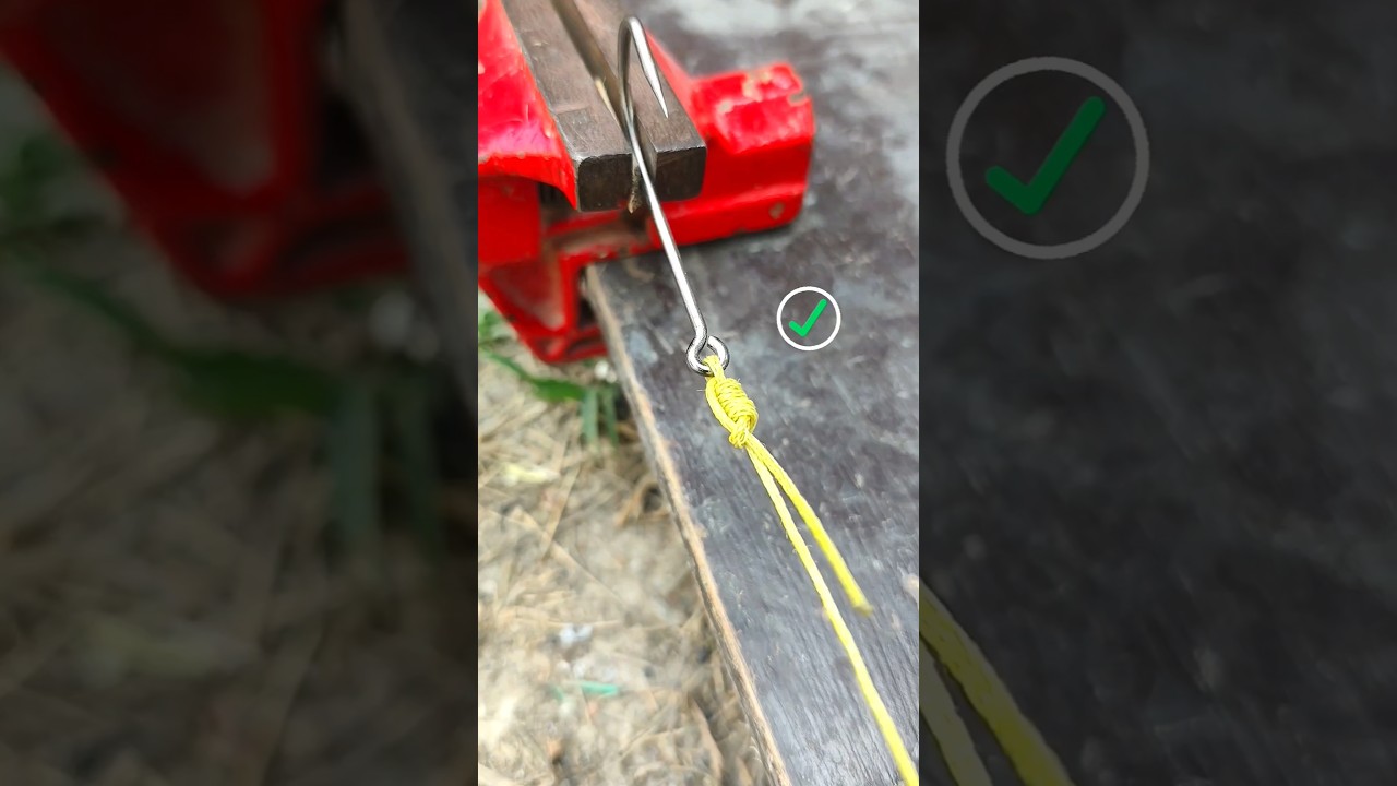 Best Way to Tie a Fishing Hook – Quick & Secure Method #diy #knots # ...