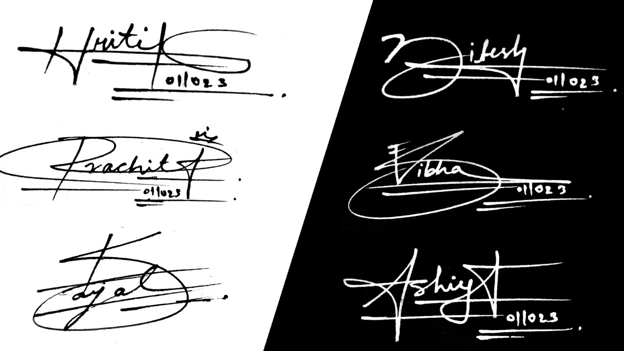 How To Create Your Own Amazing Signature | Requested Signature | Most ...