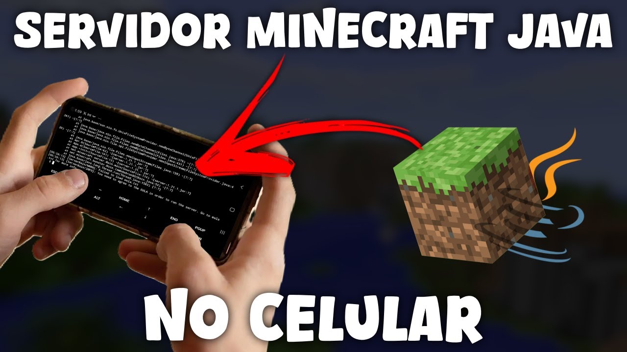 Como rodar um servidor de Minecraft Java no celular - YouTube