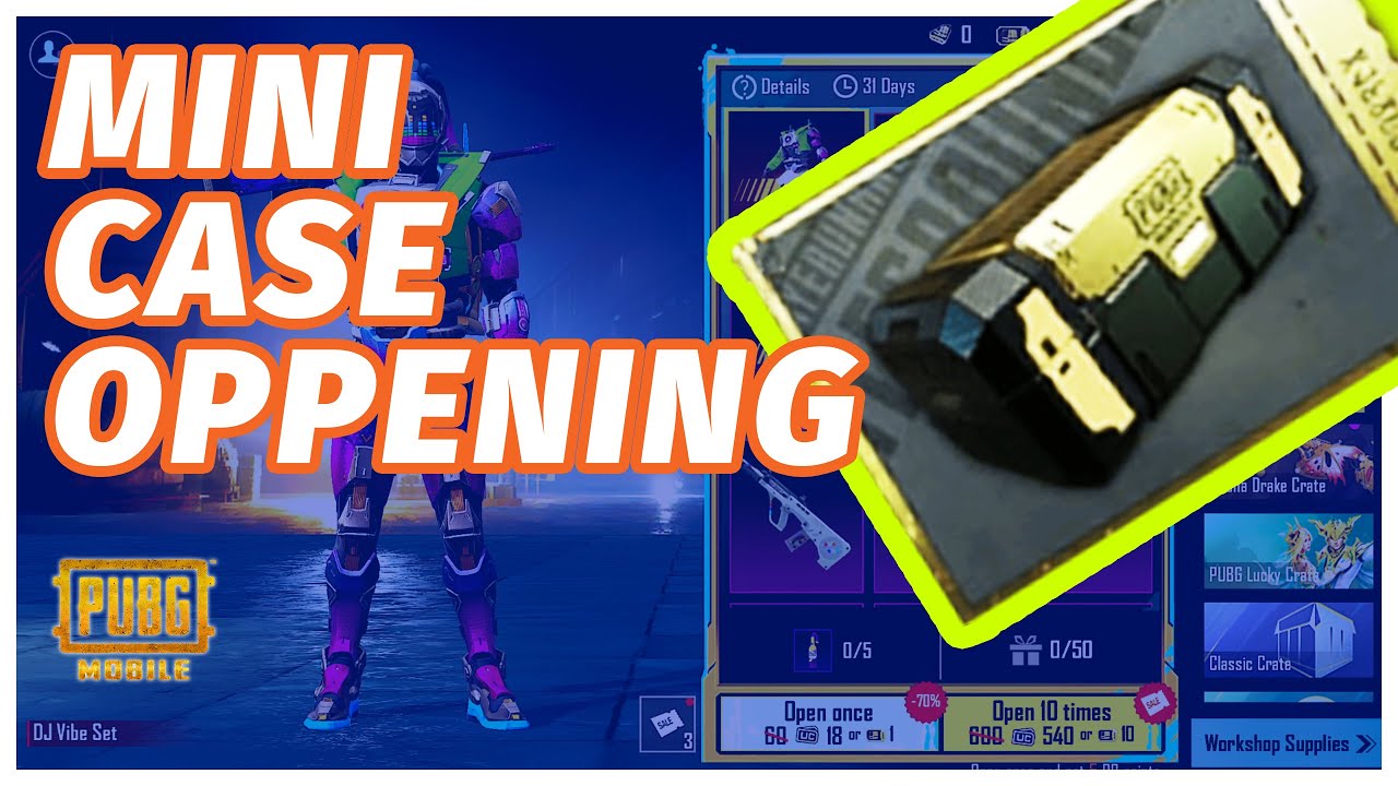 PUBG MOBILE MINI CASE OPENING! რა დავაგდეთ? - YouTube