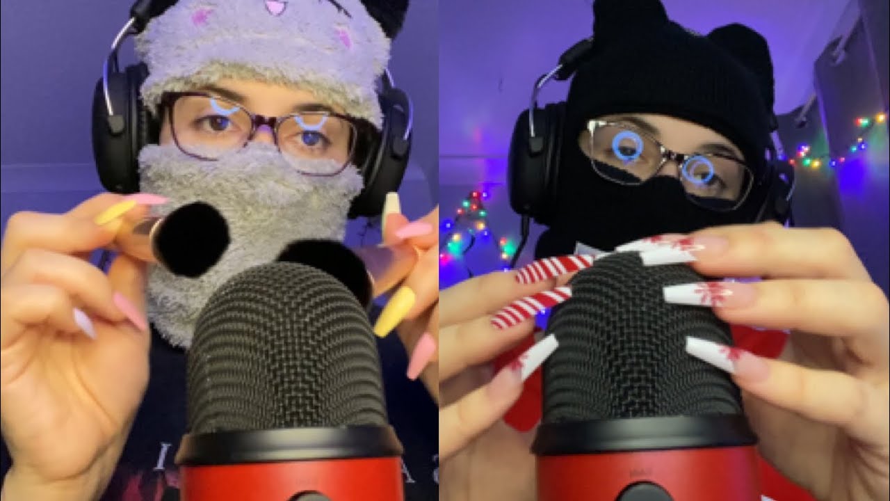 ASMR Layered Intense mic brushing & deep brain scratches! - YouTube