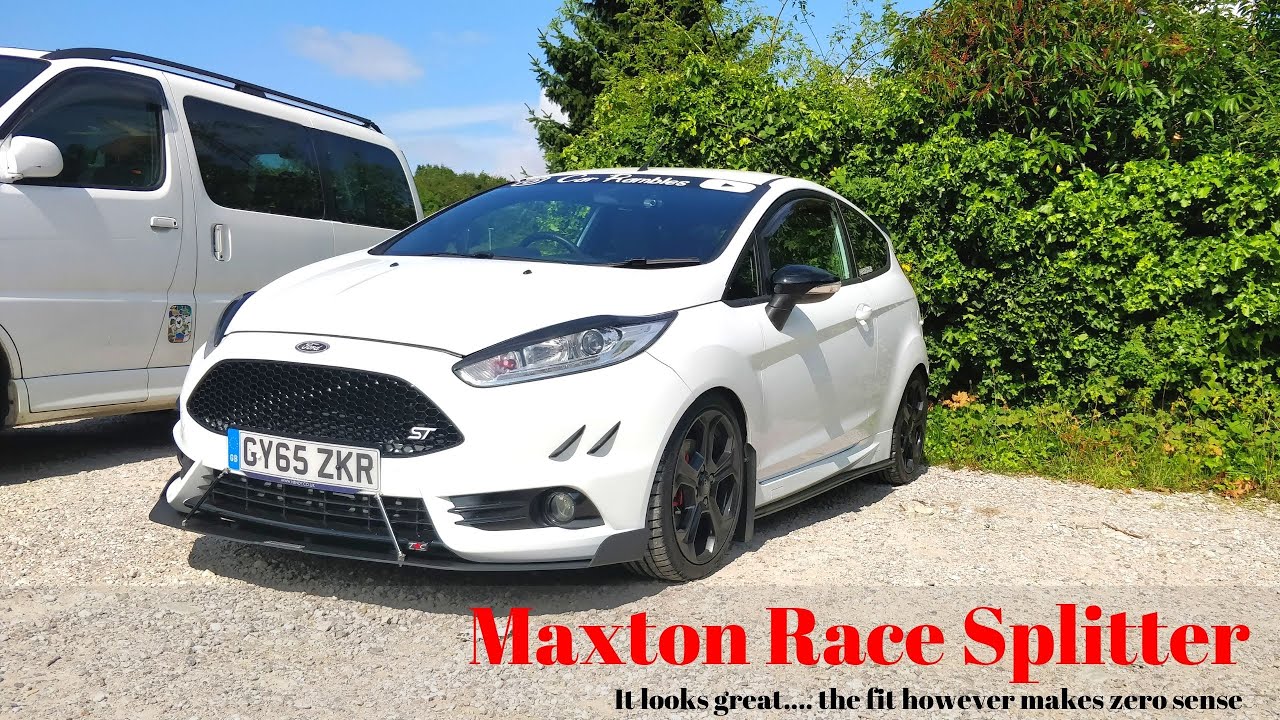 I Installed Another Maxton Product....- Racing Splitter V2 - Fiesta ...