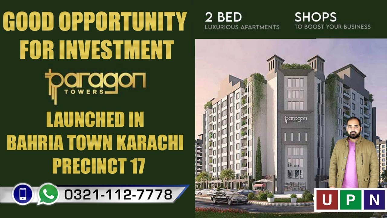 Paragon Towers | Bahria Town Karachi | Precinct 17 | Good Opportunity ...