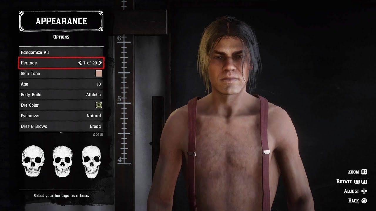 Red Dead Online Male Character Creation - Heritage 7 - Red Dead ...