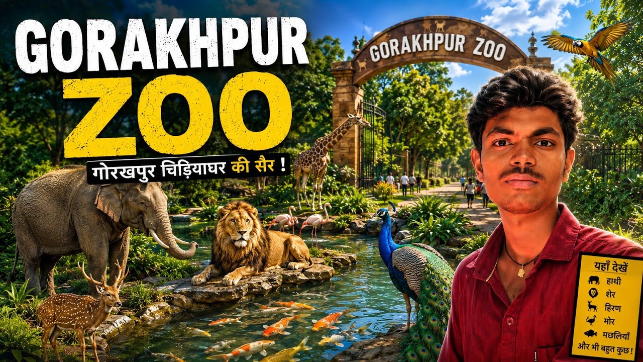 Gorakhpur zoo ( चिड़ियाघर ) ka latest vlog /#zoo #gorakhpur # ...