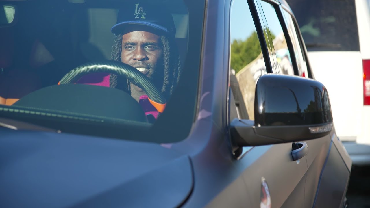 Chief Keef in his Jeep Trackhawk - YouTube