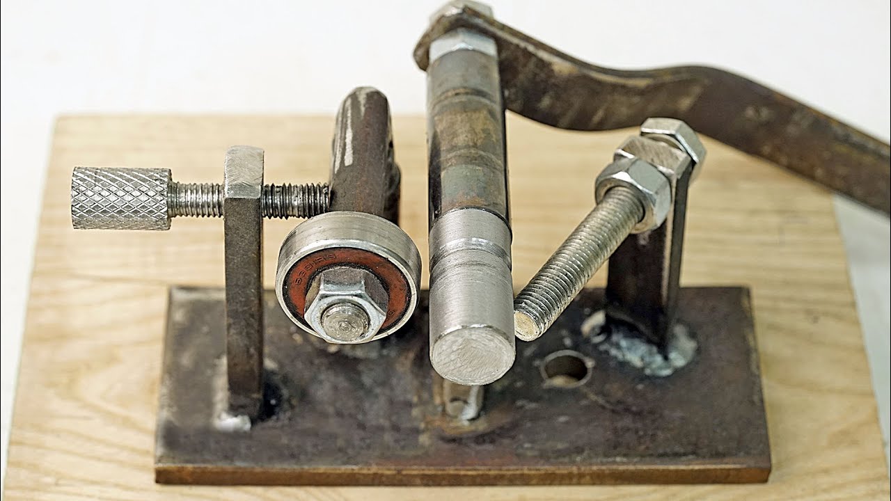 You've never seen this tool on YouTube // DIY coil spring at home ...
