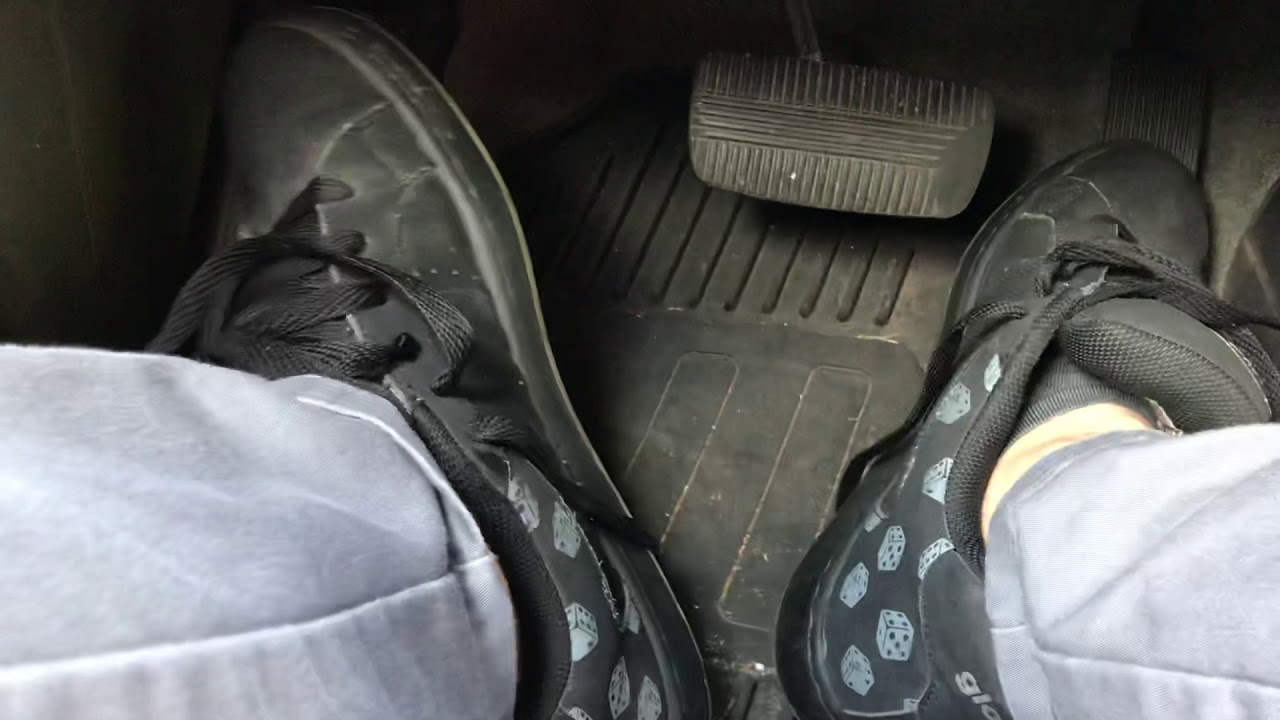 Driving Wearing My Friend’s Hot Globe Skateboarding Shoes - YouTube