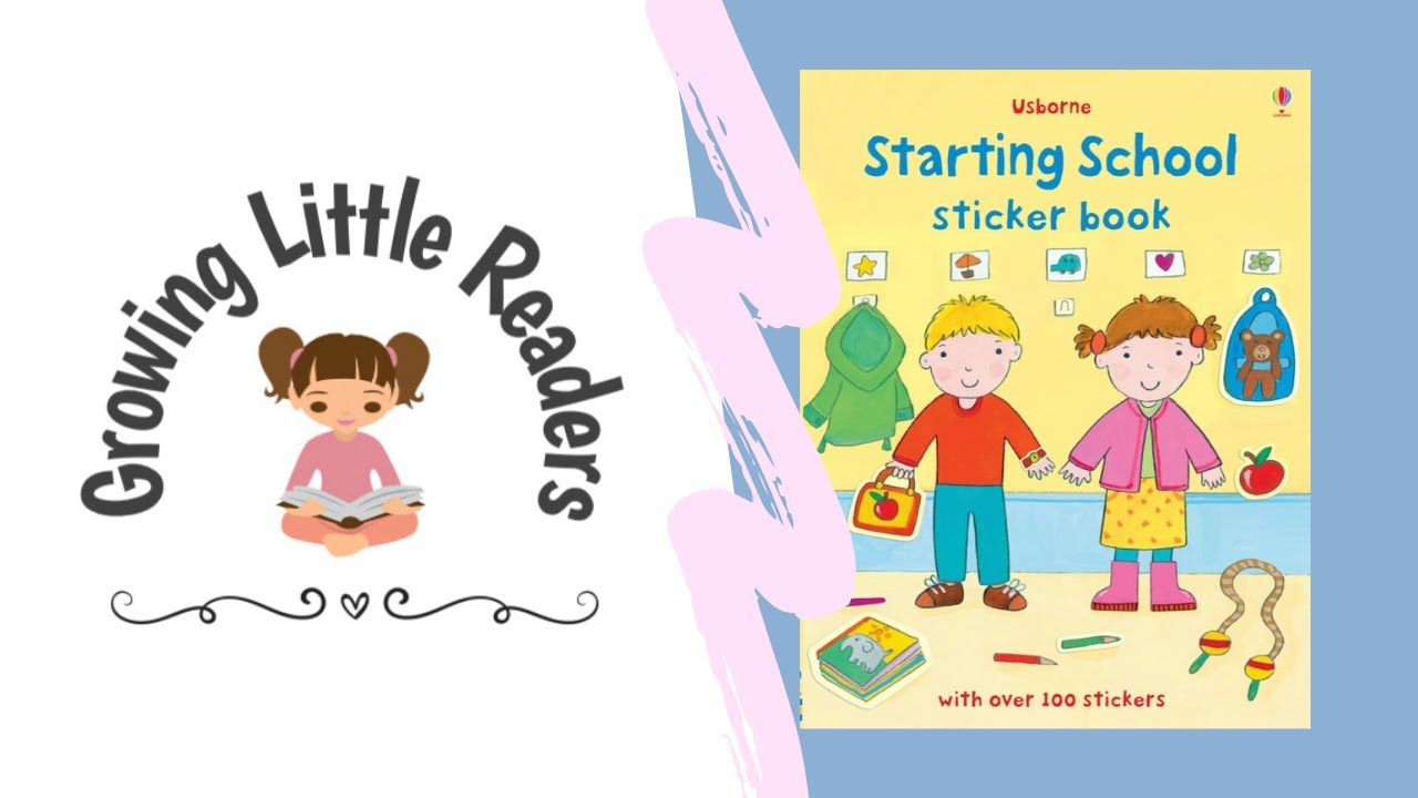 Starting School Sticker Book - YouTube