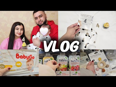 VLOG: Детский мир - Бубл гум Magazinlarini aylandim / Raspakovkalar / Firdavs 4 oylik boʻldi 