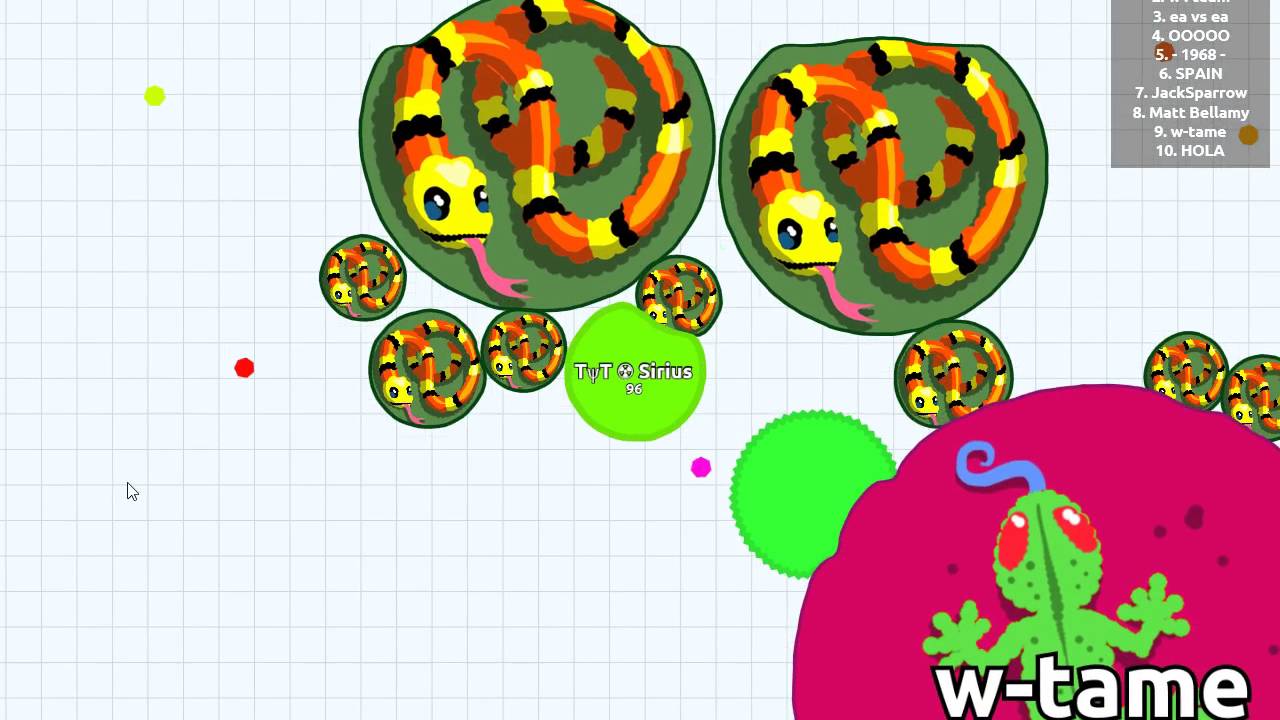 Testar: Att vara tyt sirius... Ps kör agar.io för FÖRSTA gången ...