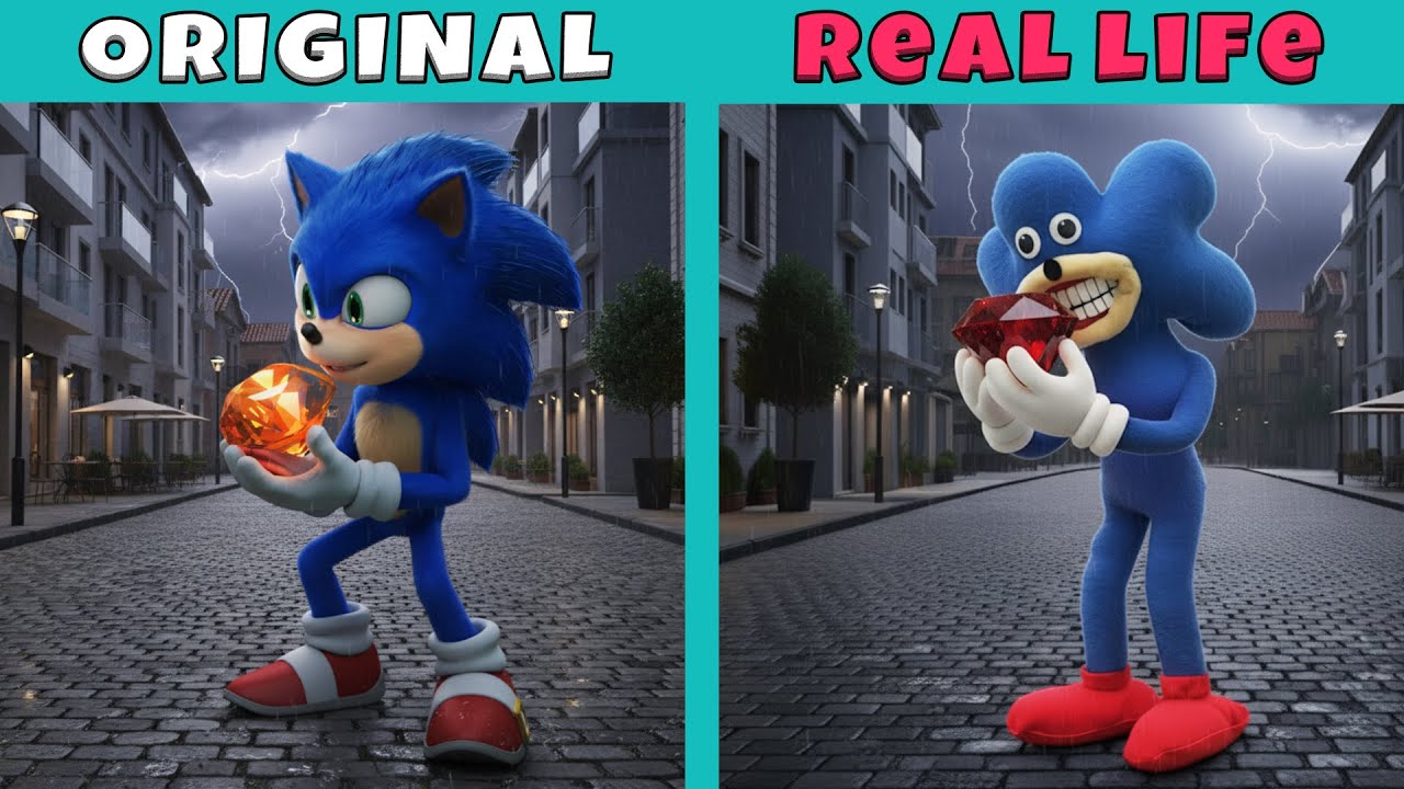 Sonic Absorbs the Red Ruby—What Happens Next? | Sonic Original vs Real ...