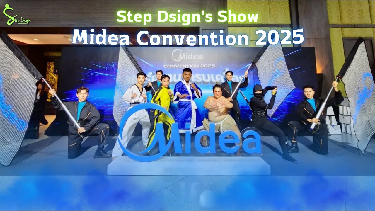 Step Dsign’s Show for Midea Convention 2025 - YouTube