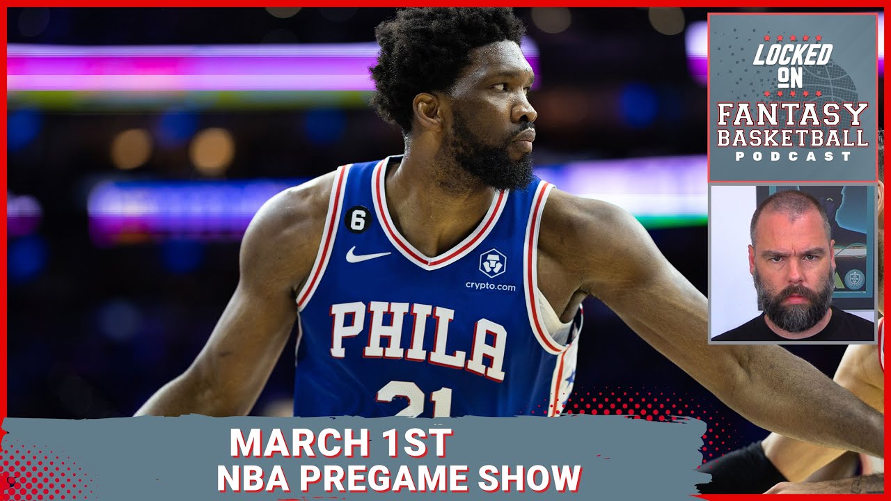 NBA Pregame Show | Fantasy Basketball | Wednesday March 1st - YouTube