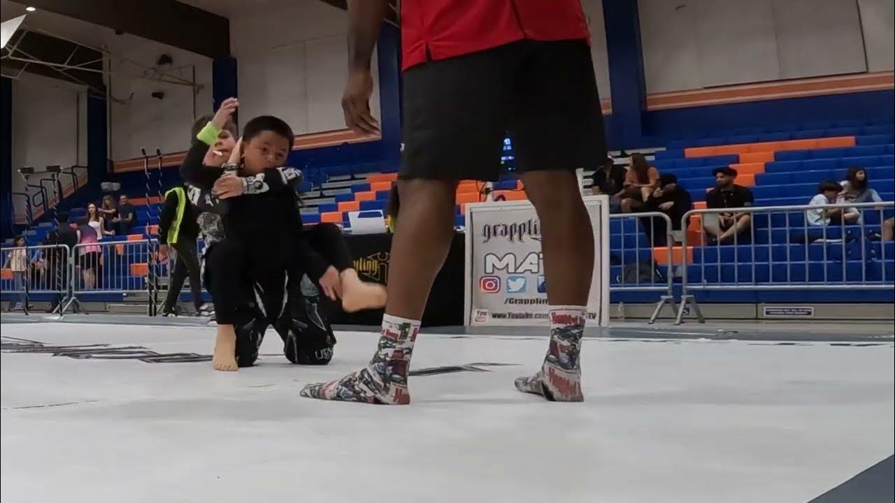 8 year old Jiu Jitsu Grey Belt - Grappling X San Jose, CA 05/13/23 Nazary Perkov NoGi #1 - YouTube