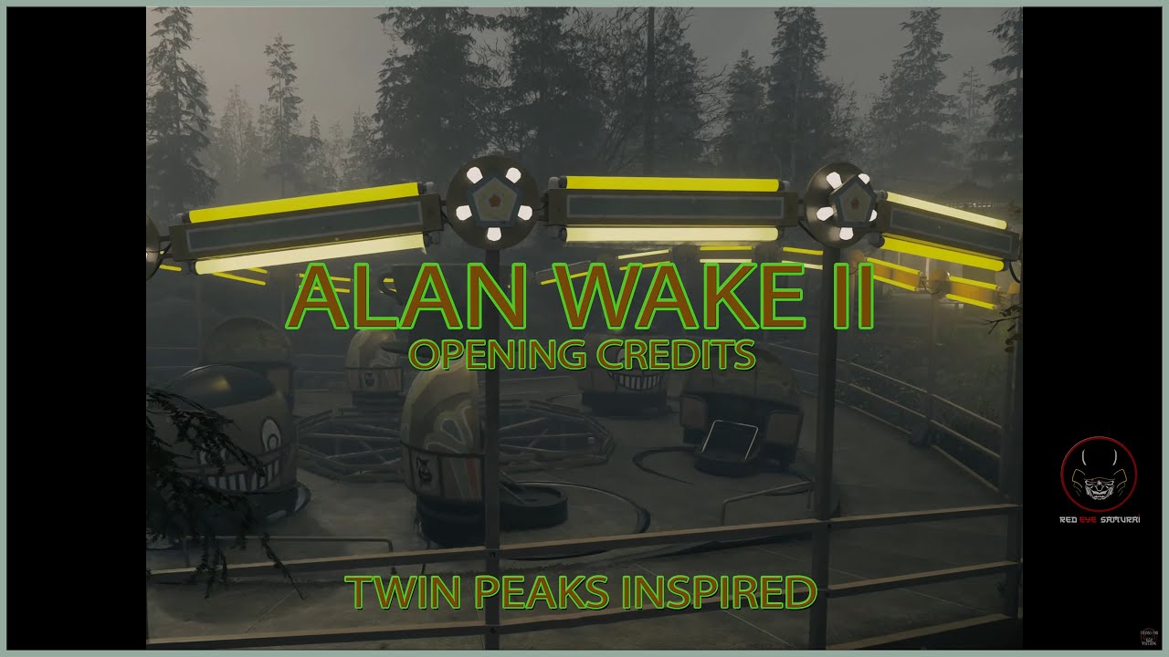 Alan Wake 2 Opening Credits | Twin Peaks Inspired [Cinematic Video Tour ...
