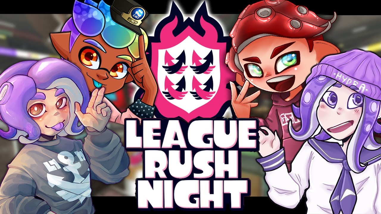 Splatoon 2 | League Rush Night With @Derpy_G, @HydraPower, & @kuyacoy+ ...
