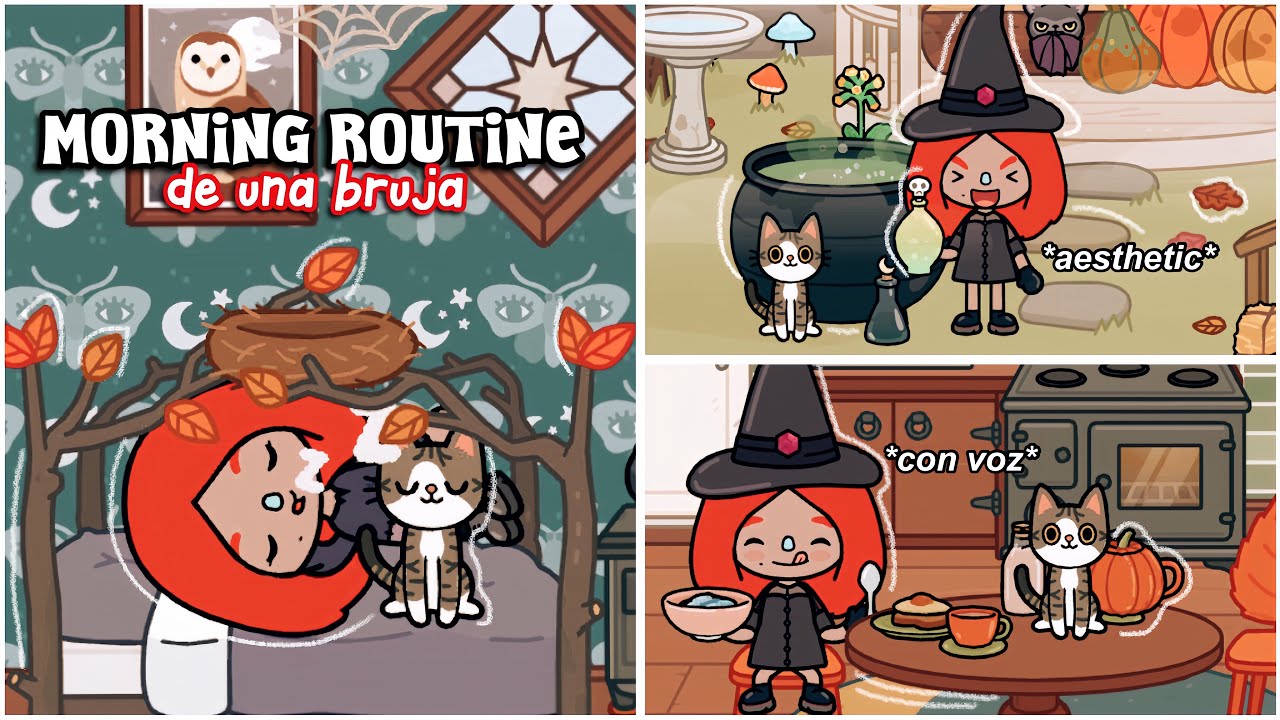 MORNING ROUTINE DE UNA BRUJA 🧙‍♀️ *AESTHETIC* |CON VOZ 🎙| // Toca Lexa ...