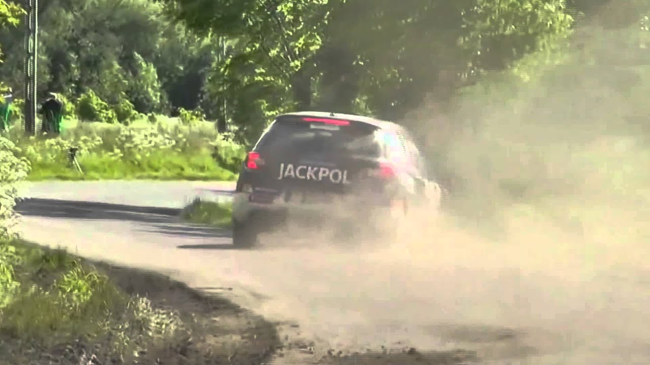Rally Car Head On Collision Into Tree - YouTube