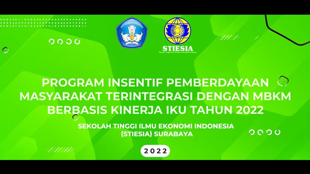 Video Kegiatan Program Pengabdian Kepada Masyarakat. STIESIA Surabaya ...