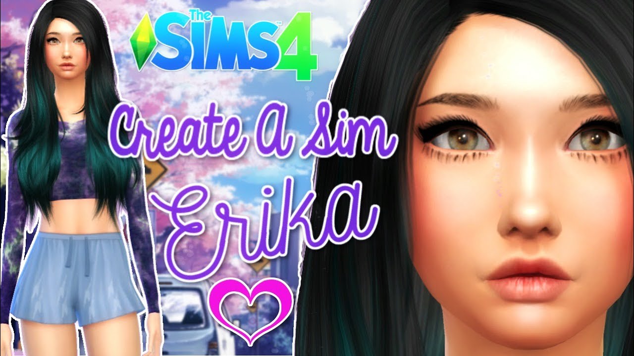 The Sims 4 : Create A Sim - Erika - YouTube