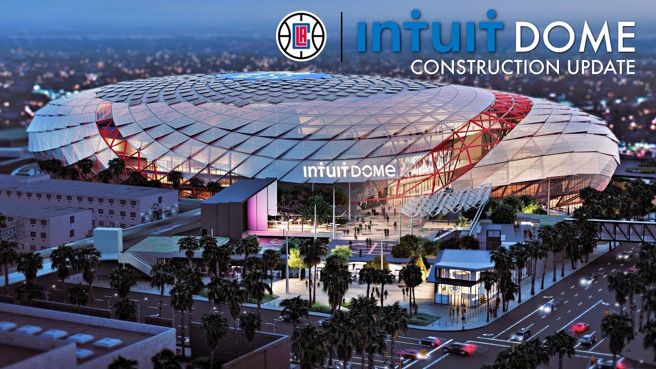 LA Clippers $2 Billion Intuit Dome Construction Update Inglewood 12.15. ...