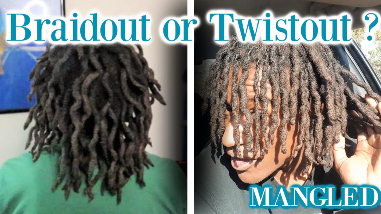 Braidout or Twistout??// Dreadlock Journey - YouTube