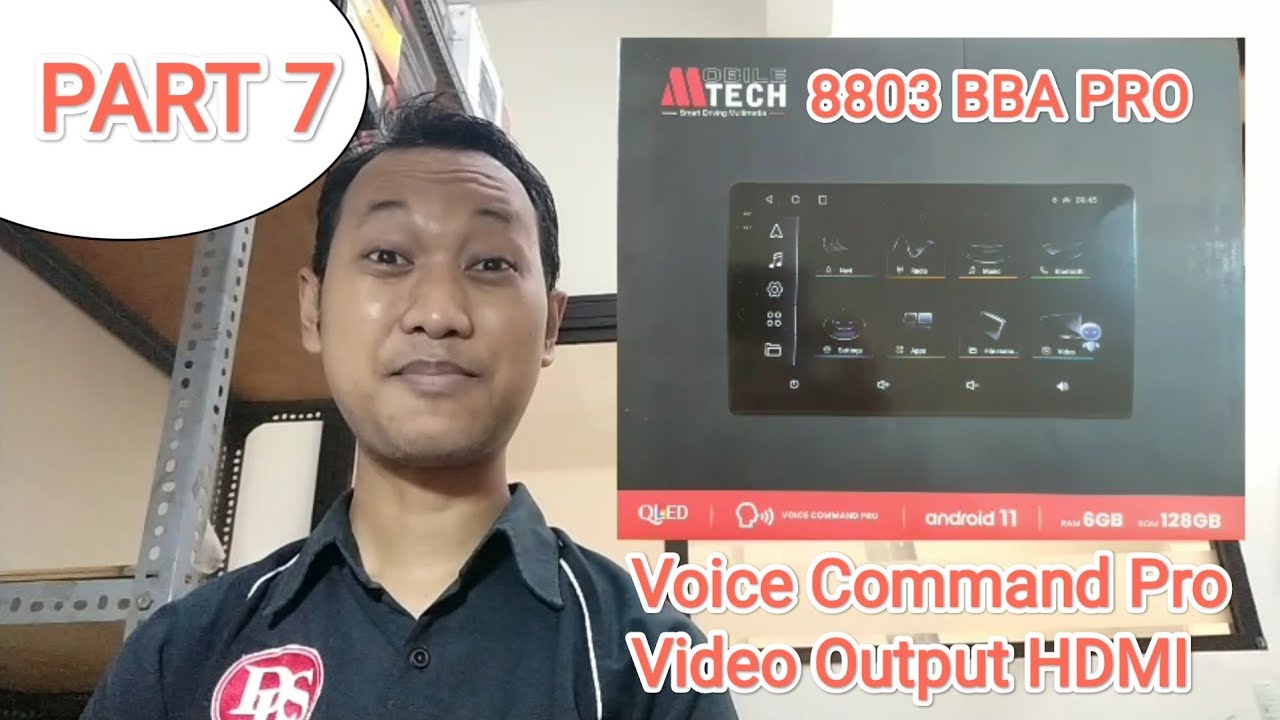 Cek Voice Command Pro dan Video Output Hdmi Head Unit Android MTech 8803 BBA PRO Part 7 - YouTube