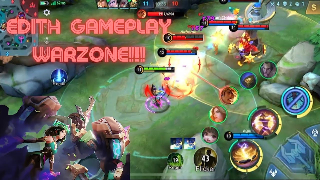 EDITH GAME PLAY - MOBILE LEGENDS - YouTube