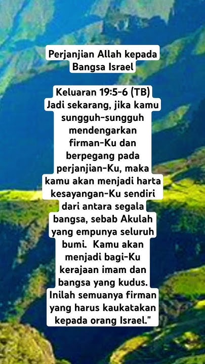 Ikatan Perjanjian Allah - YouTube