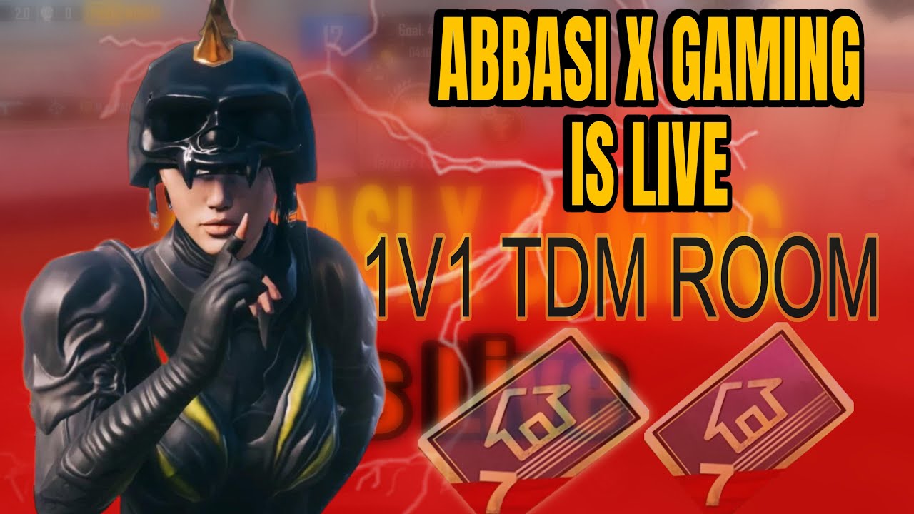ABBASI X GAMING IS LIVE | TDM room |PUBG live room |1v1 room PUBG live ...