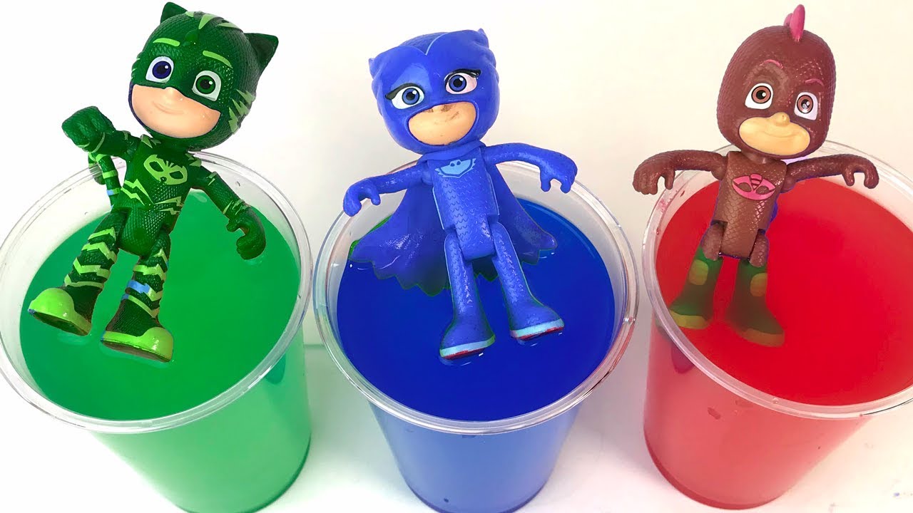 Learn Colors PJ Masks Toys Transform into different Colors! Finger ...