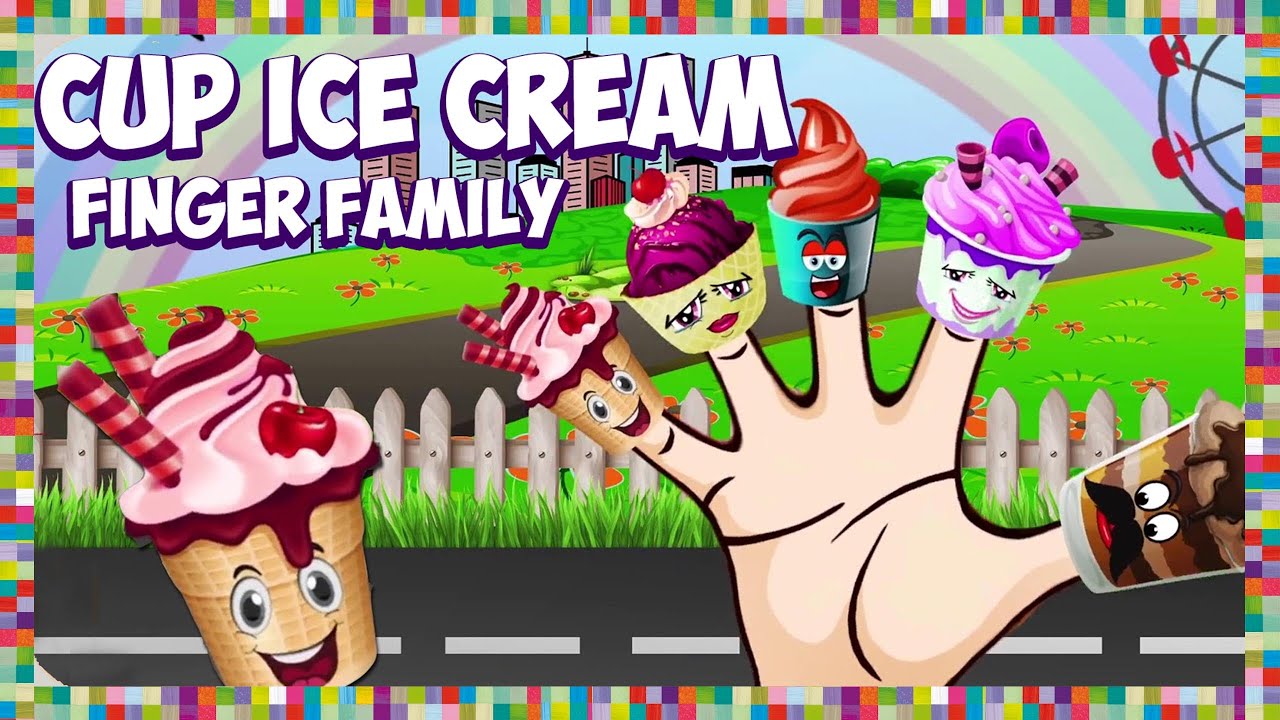 Cup Ice Cream Finger Family Collection | Ice Cream Finger Family Kids ...