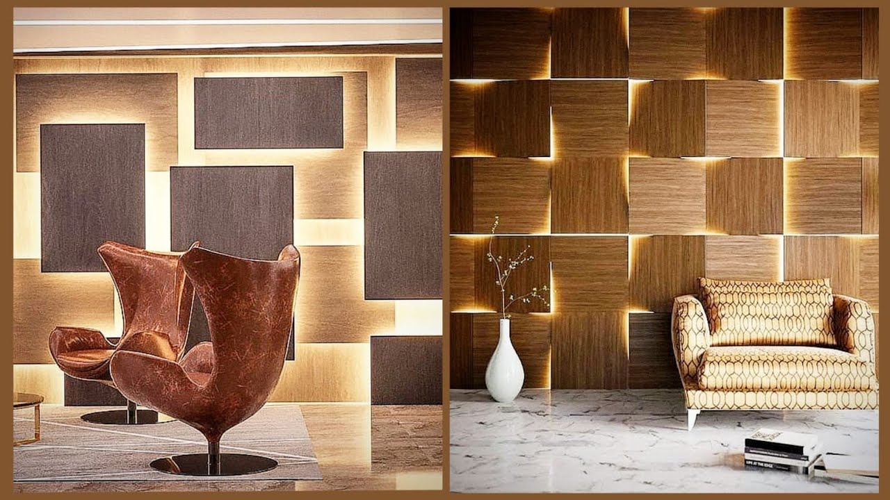 Creative And Modern Style Wall Designing|| Modern And Attractive Wall ...