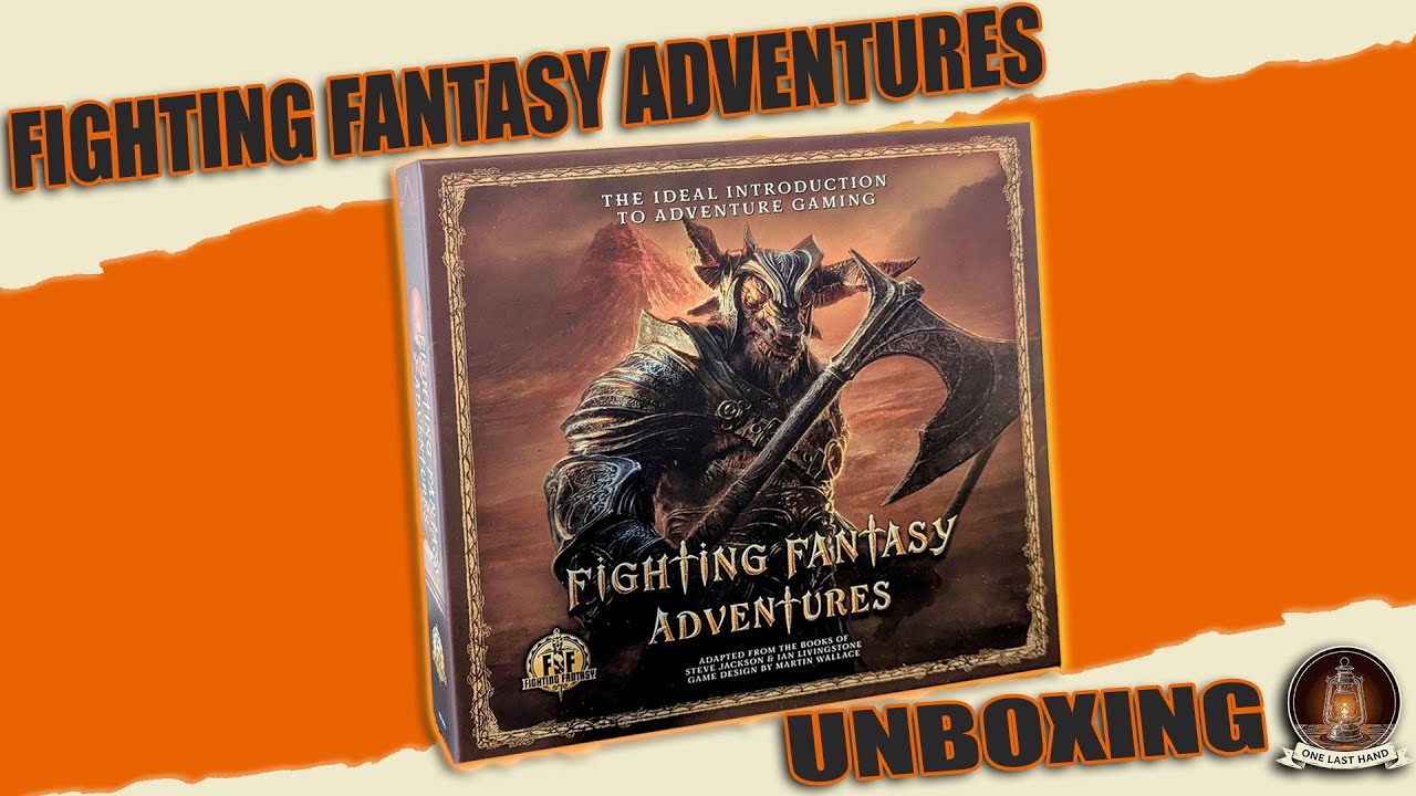 UNBOXING Fighting Fantasy Adventures: Classic Gamebooks Reimagined ...