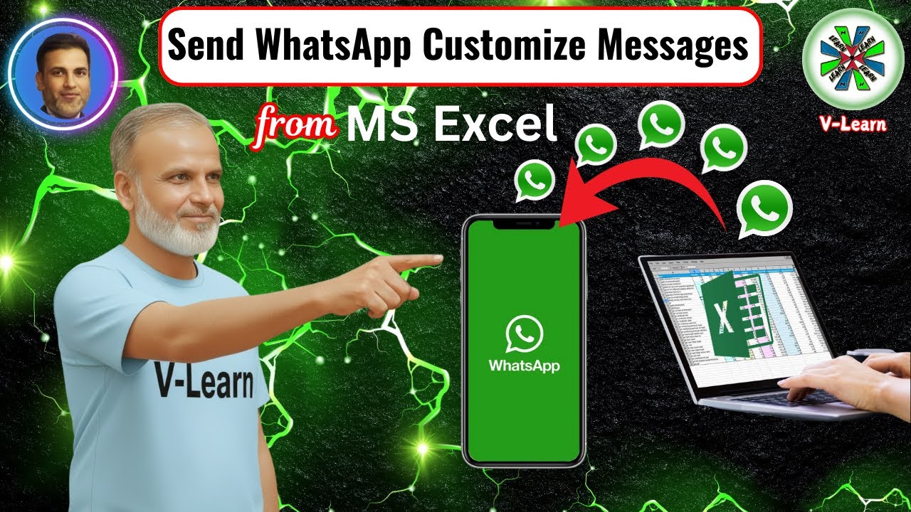 How to send WhatsApp Messages from Excel Free | Excel to WhatsApp Step-by-Step Guide - YouTube