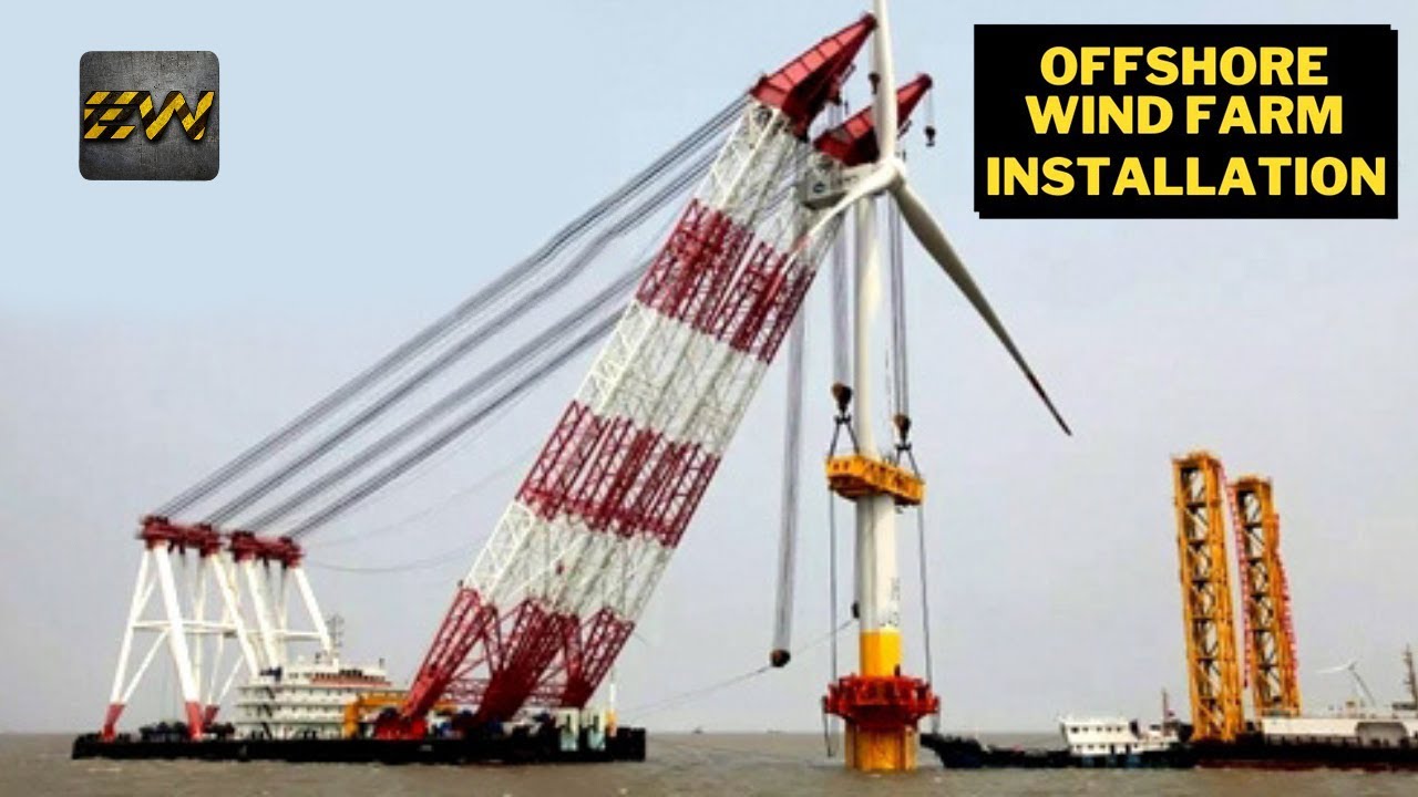 Offshore Wind Farm Installation Video - YouTube