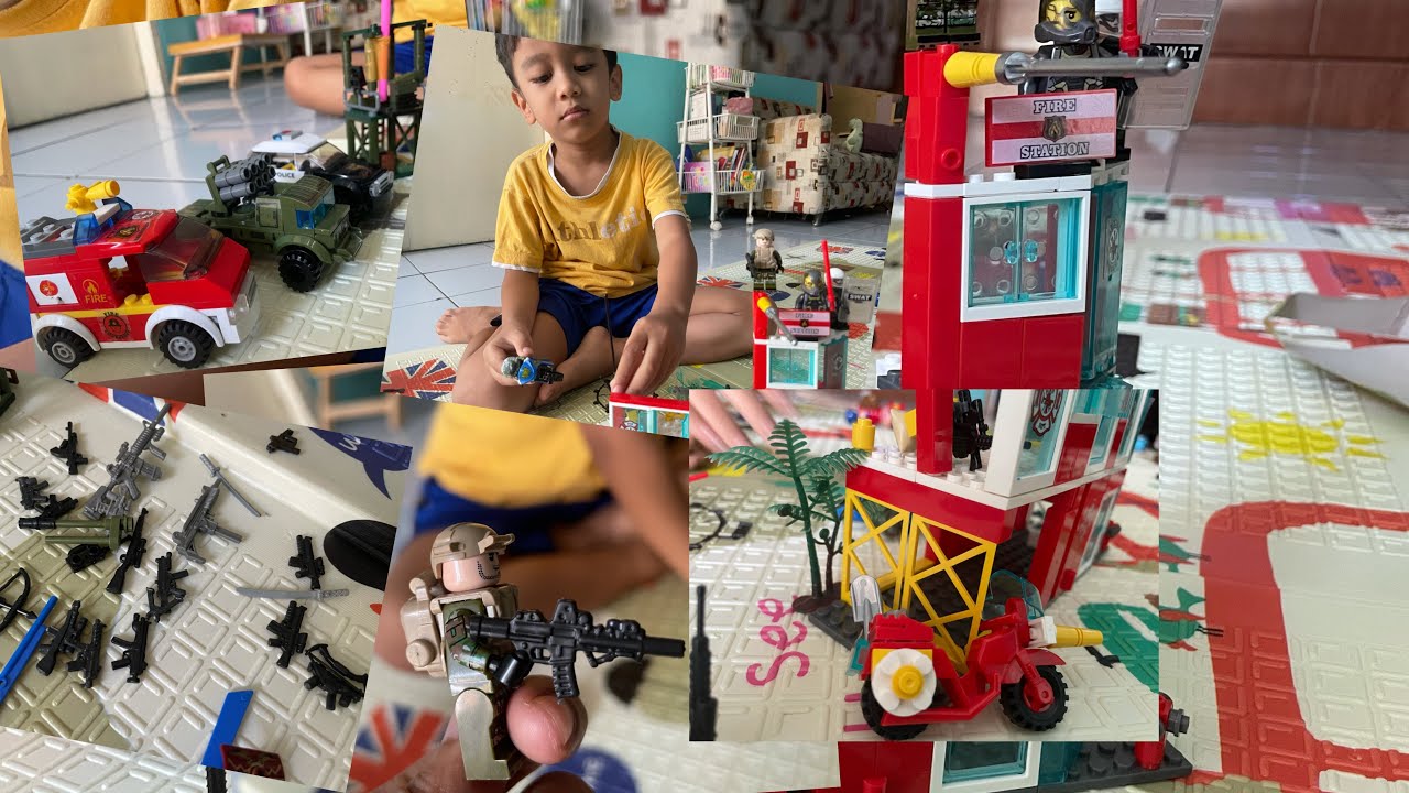 Main mainan kesukaan Arka, main LEGO - YouTube