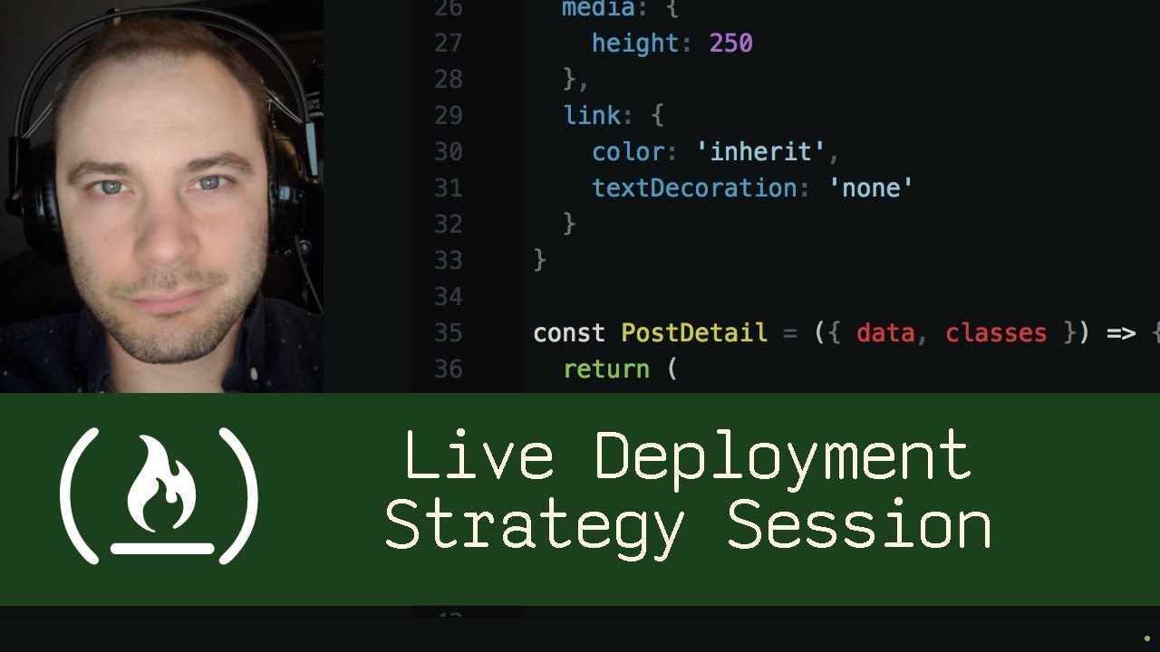 Live Deployment Strategy Session (P5D69) - Live Coding with Jesse - YouTube