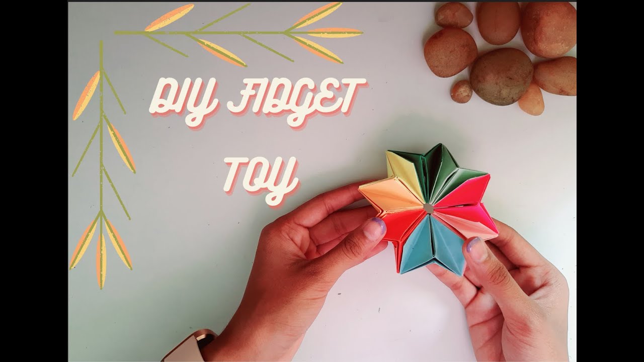 DIY Fidget toy/step by step/cool paper craft/ Dhwani's art world - YouTube