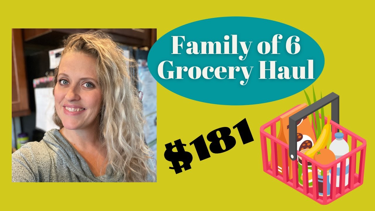 Grocery Haul 2022 || Family of 6 - YouTube