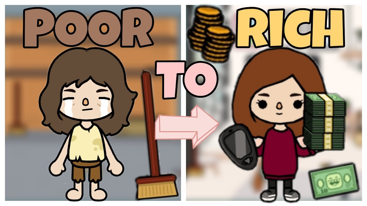 Poor To Rich Toca Life Story Youtube